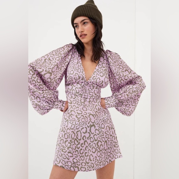 For Love And Lemons | Dresses | For Love And Lemons June Puff Sleeve ...